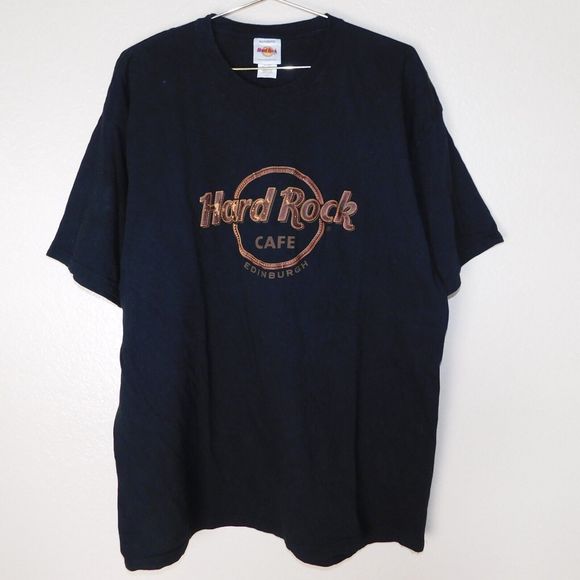 Hard Rock Cafe | Shirts | Hard Rock Cafe Tee Shirt Adult L Edinburgh ...